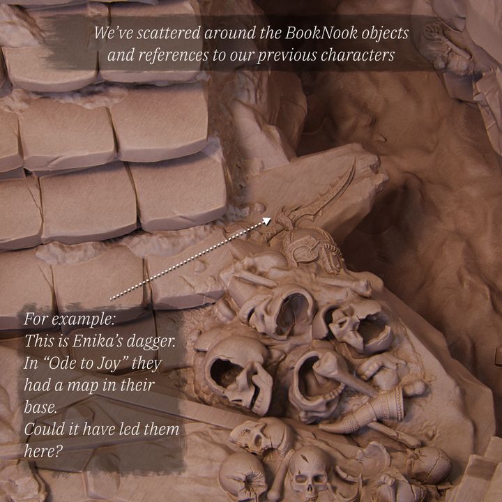 3D Printable BookNook of the Shattered King [presupported] by Nerikson